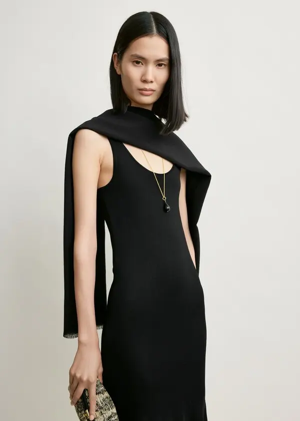 TOTEME Fluted Hem Dress