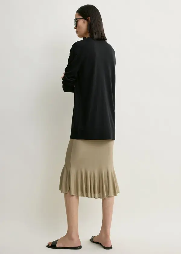 TOTEME Fluted Knit Skirt