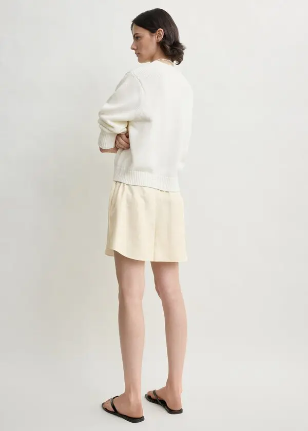 TOTEME Monogram Silk Pj Shorts