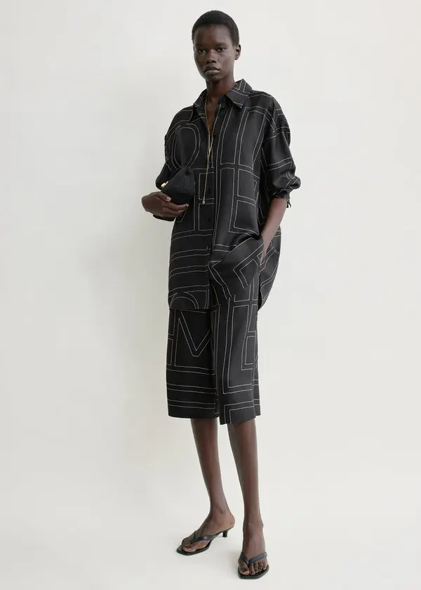 TOTEME Classic Embroidered Shirt