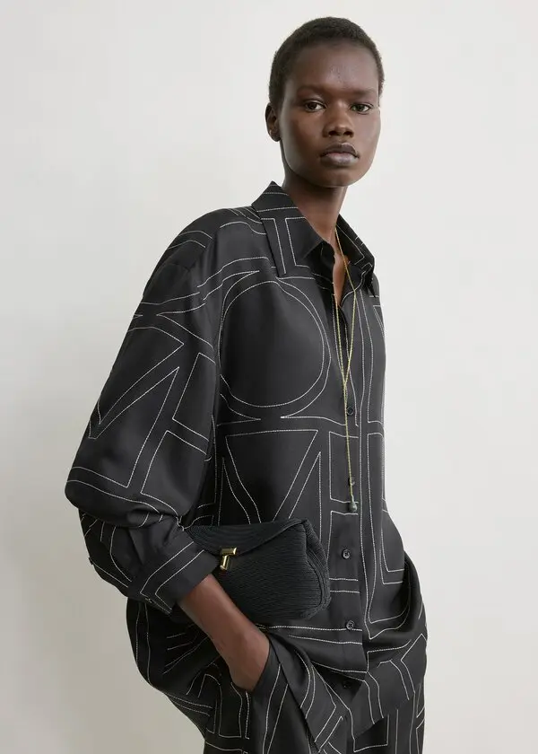 TOTEME Classic Embroidered Shirt