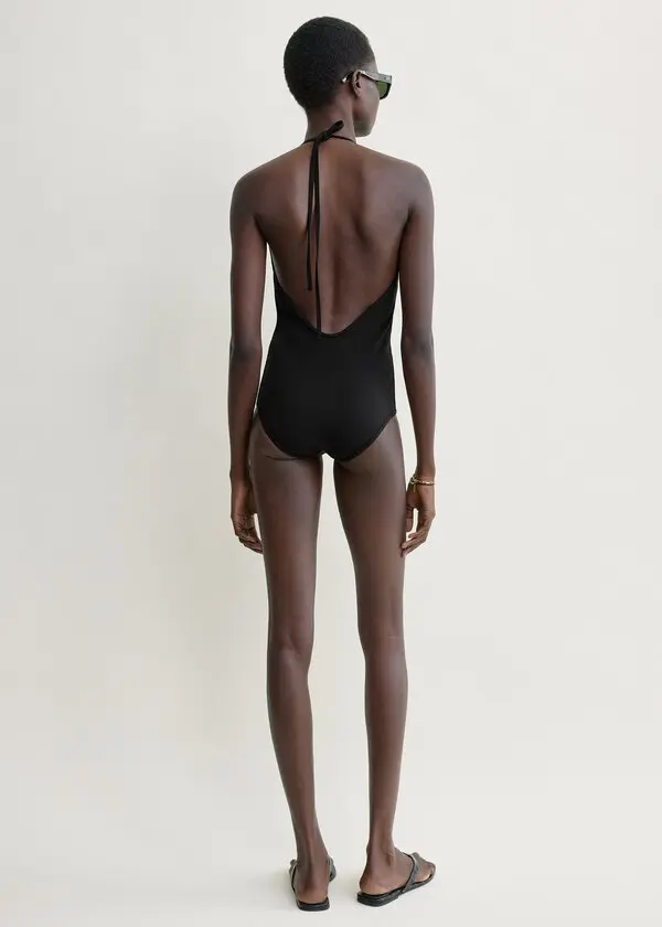 TOTEME Halter Tie Swimsuit