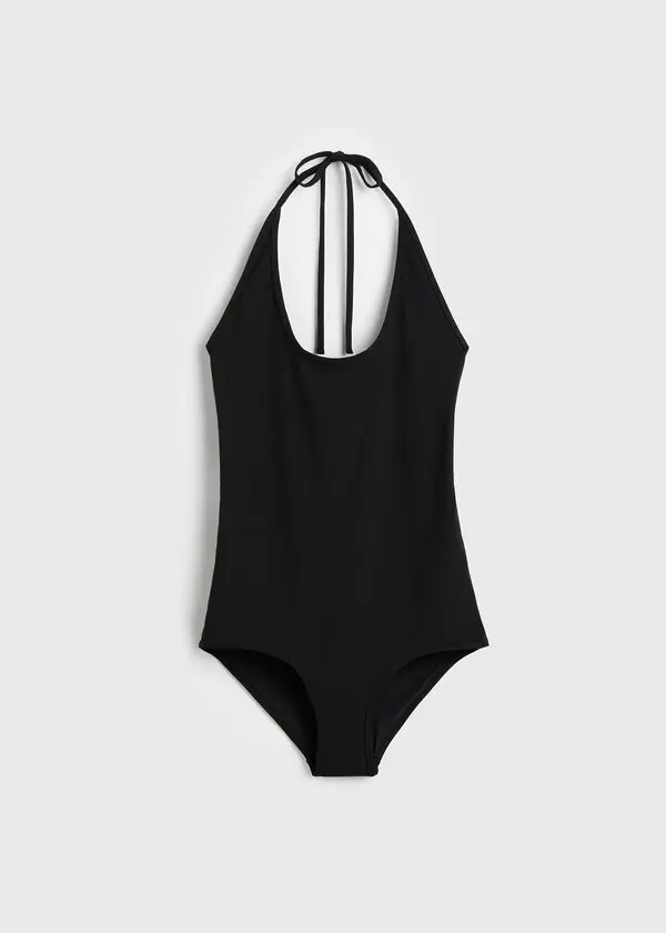 TOTEME Halter Tie Swimsuit
