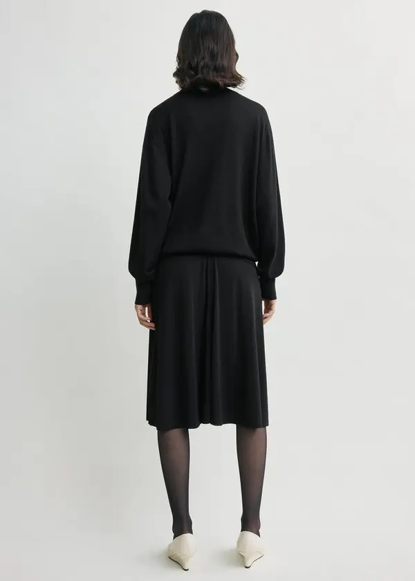 TOTEME Short Fluid Jersey Skirt