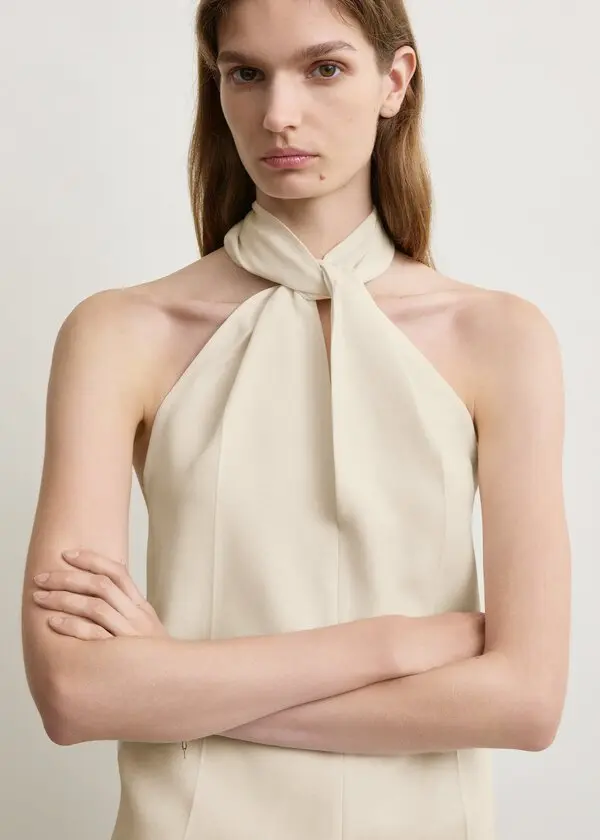 TOTEME Twist Halter Top