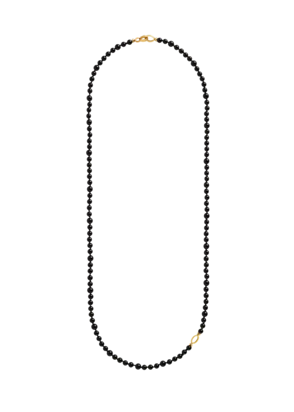 TOTEME Infinity Bead Necklace - Black