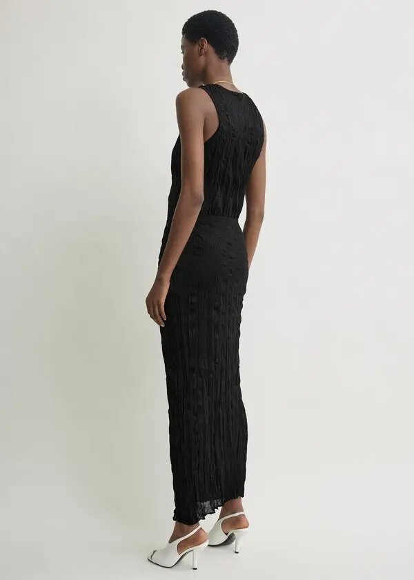 TOTEME Crinkled Knit Skirt