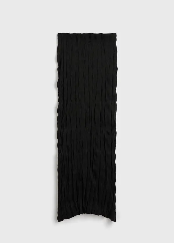 TOTEME Crinkled Knit Skirt