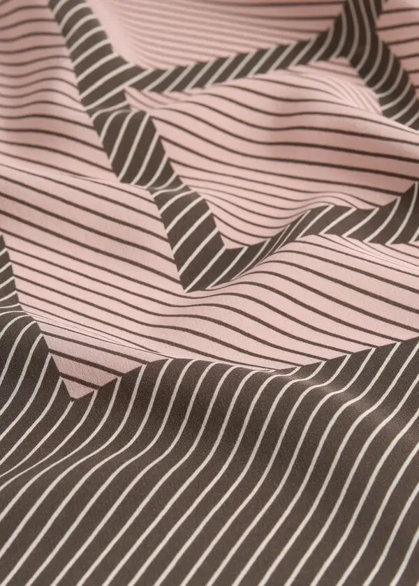 TOTEME Centered Monogram Silk Scarf