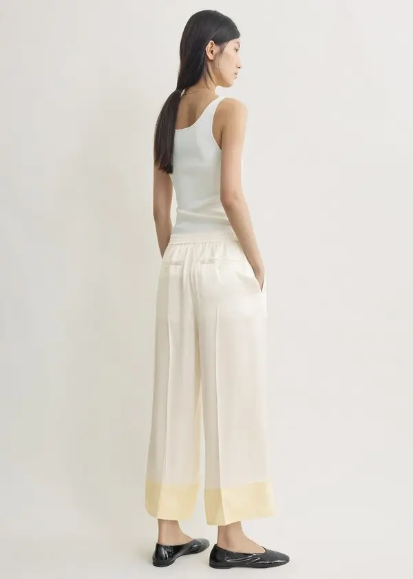 TOTEME Satin Drawstring Trousers