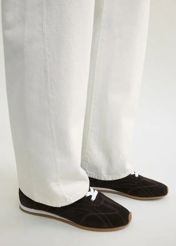 TOTEME Flex Suede Sneakers