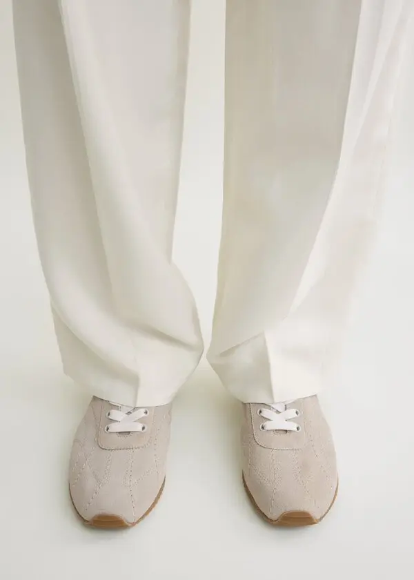 TOTEME Flex Suede Sneakers