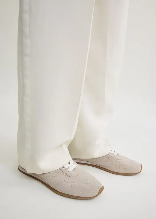 TOTEME Flex Suede Sneakers