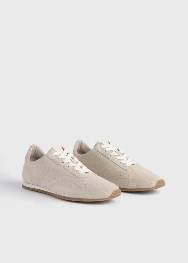 TOTEME Flex Suede Sneakers
