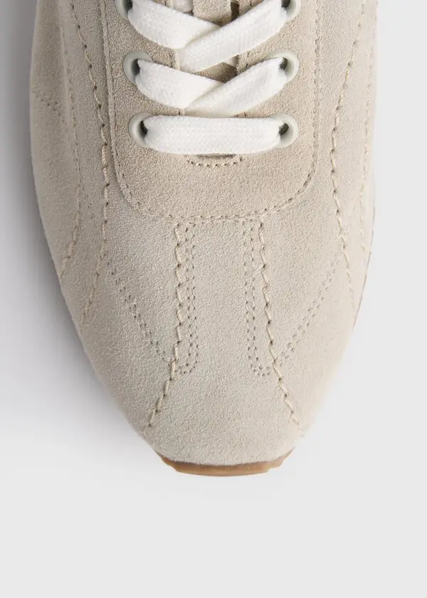 TOTEME Flex Suede Sneakers