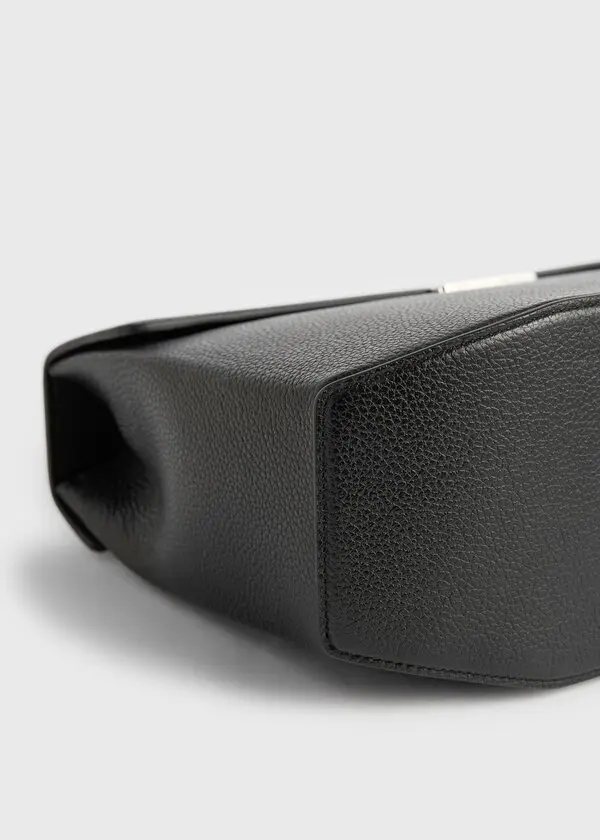 TOTEME Clip Grained-leather Top Handle