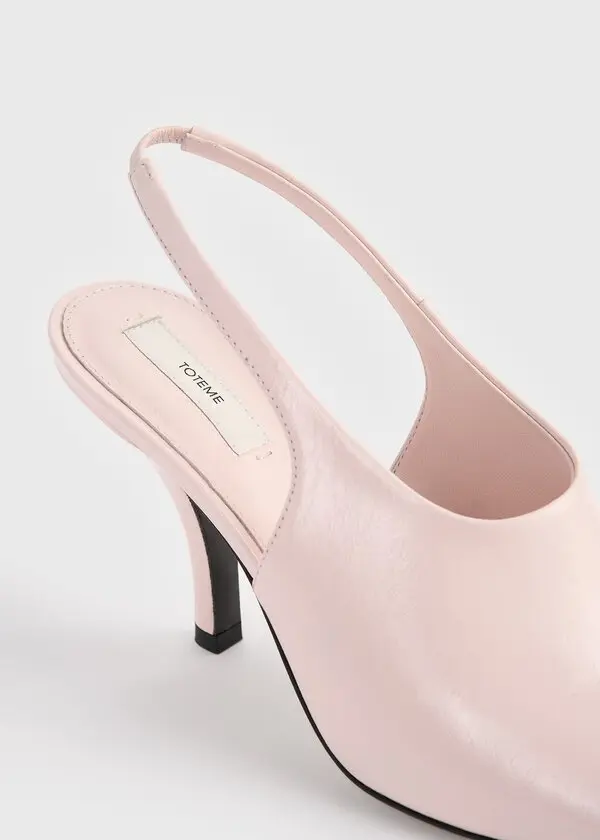 TOTEME Contour Naplack Slingbacks