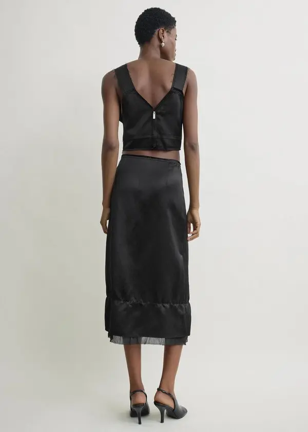 TOTEME Cropped Satin Camisole