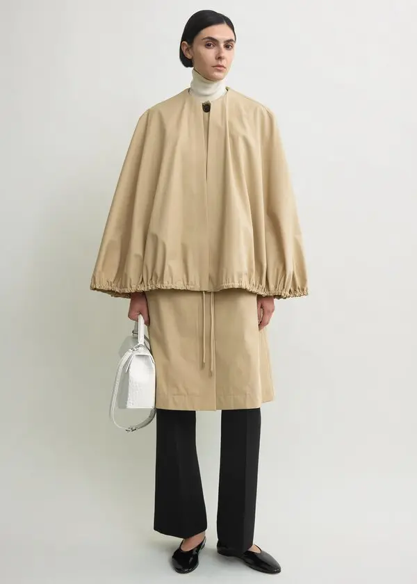 TOTEME Detachable Cape Coat