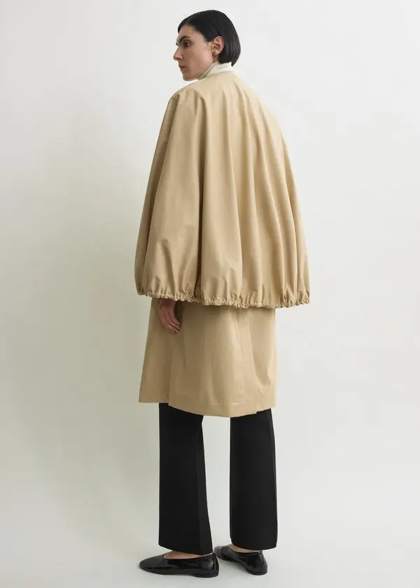 TOTEME Detachable Cape Coat