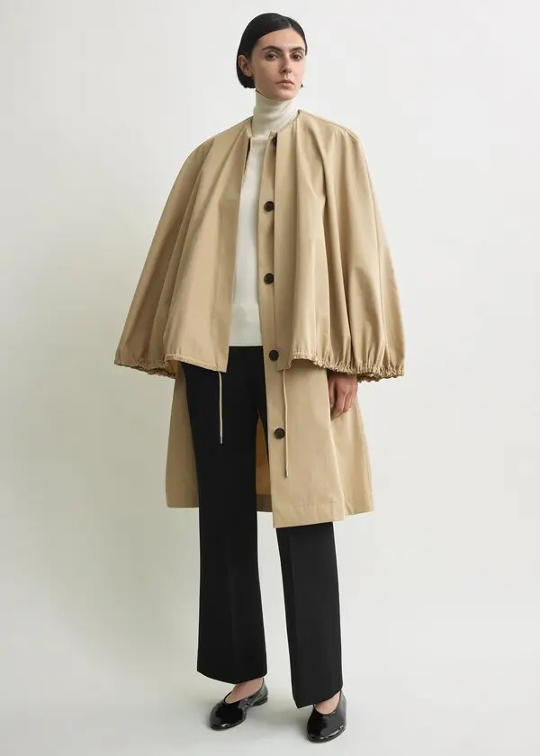 TOTEME Detachable Cape Coat