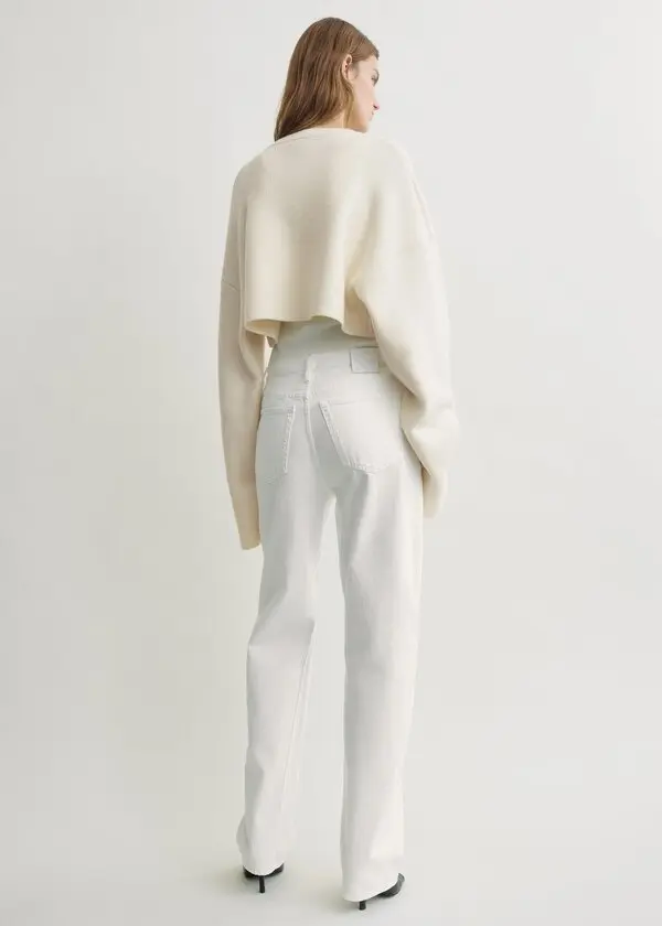 TOTEME Cropped Oversized Cardigan