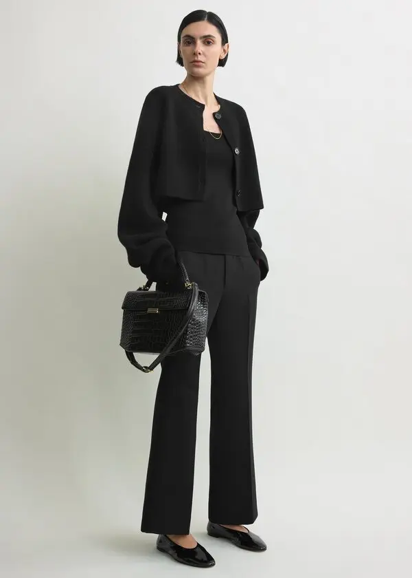 TOTEME Cropped Oversized Cardigan