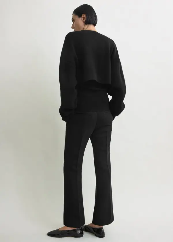 TOTEME Cropped Oversized Cardigan