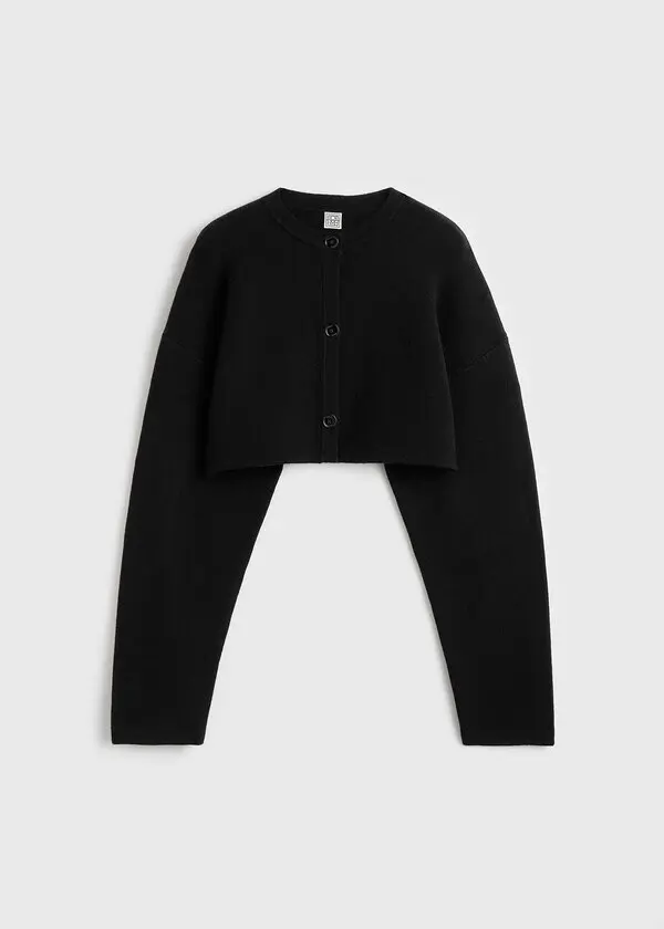 TOTEME Cropped Oversized Cardigan