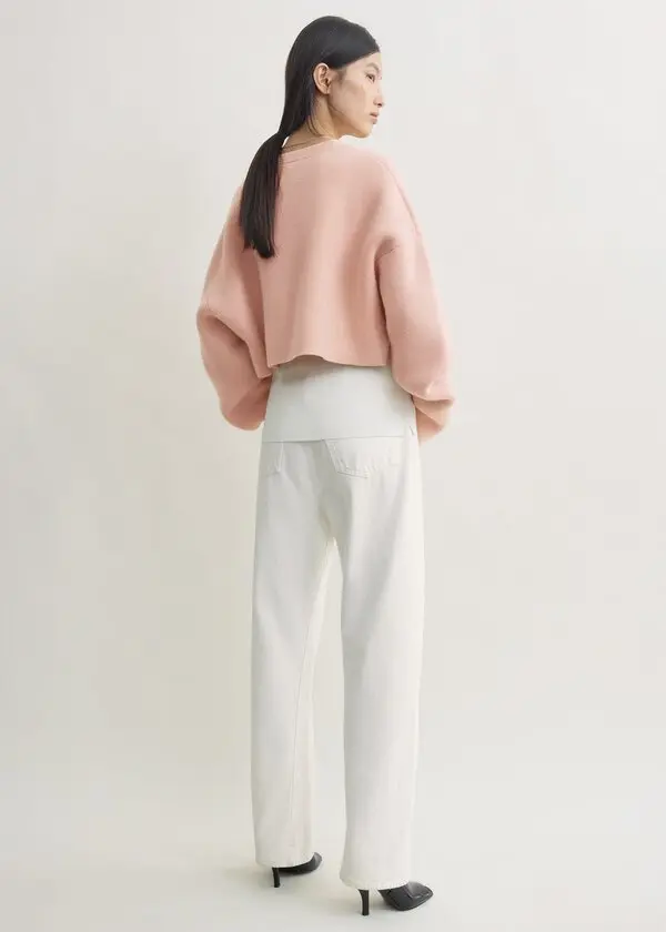 TOTEME Cropped Oversized Cardigan