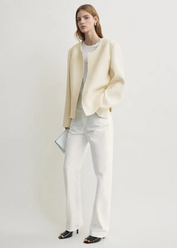 TOTEME Open-front Bouclé Blazer