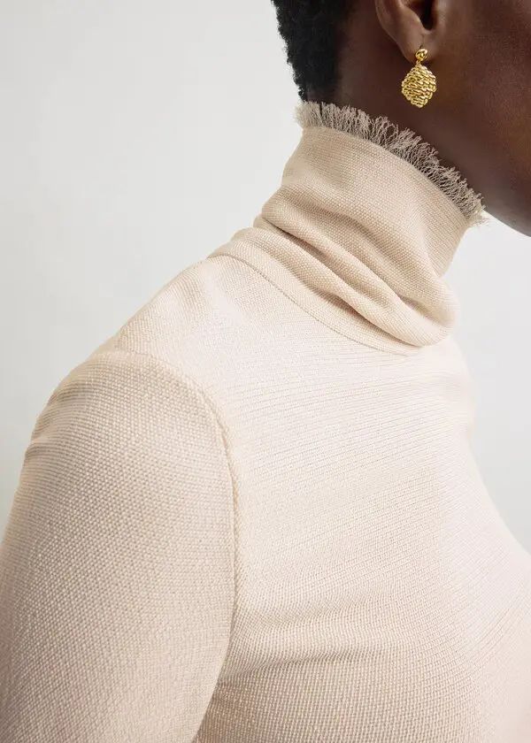 TOTEME Frayed-edge Slim Top
