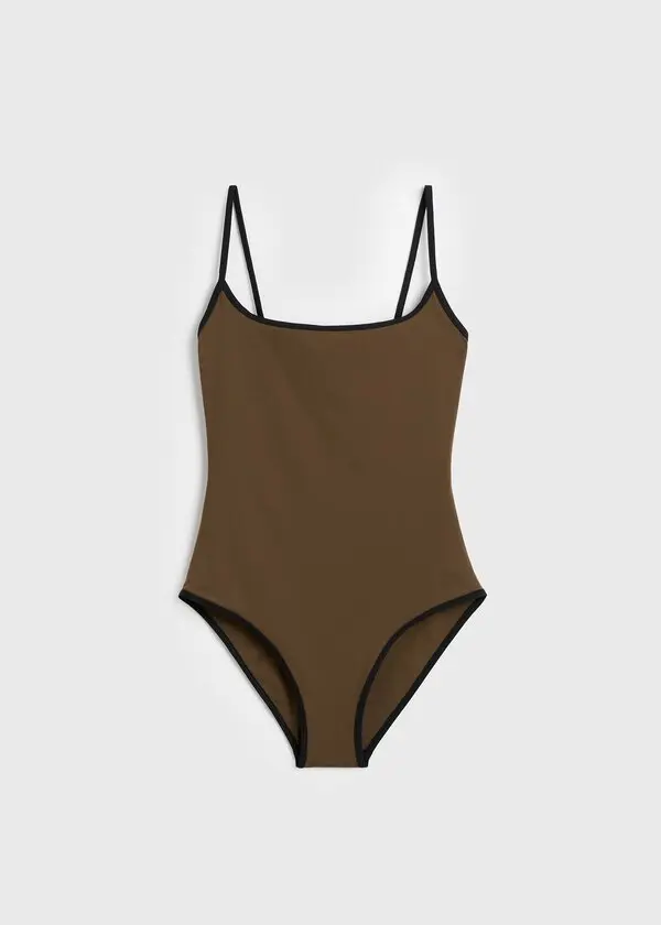 TOTEME Stripe Edge Swimsuit