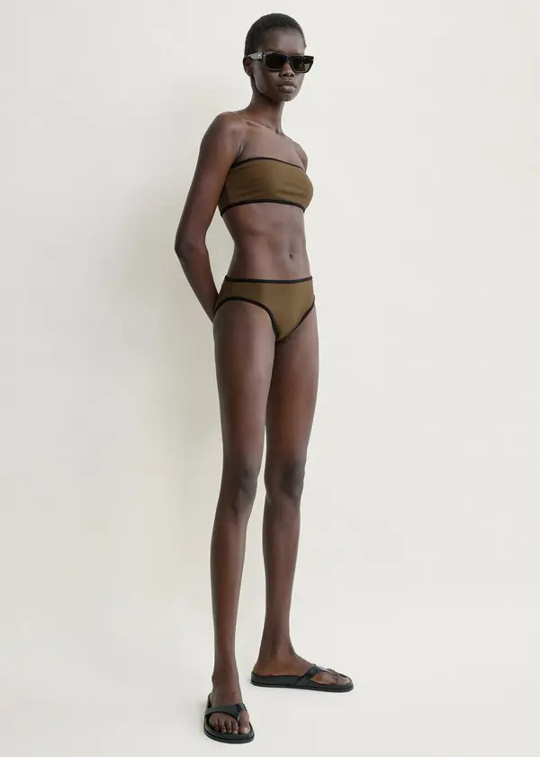 TOTEME Stripe Edge Bikini Bottoms