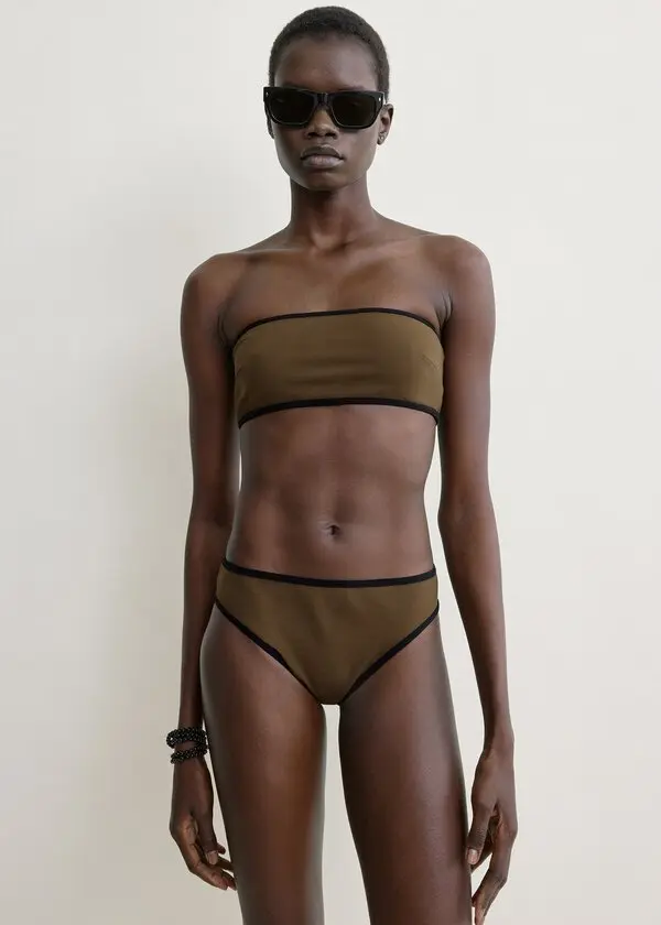 TOTEME Stripe Edge Bikini Bottoms
