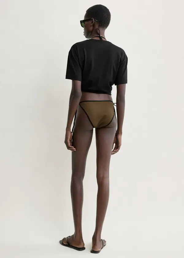 TOTEME Stripe Tie Bikini Bottoms