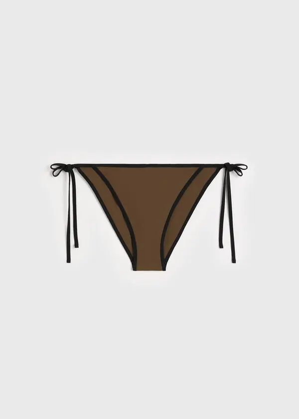 TOTEME Stripe Tie Bikini Bottoms