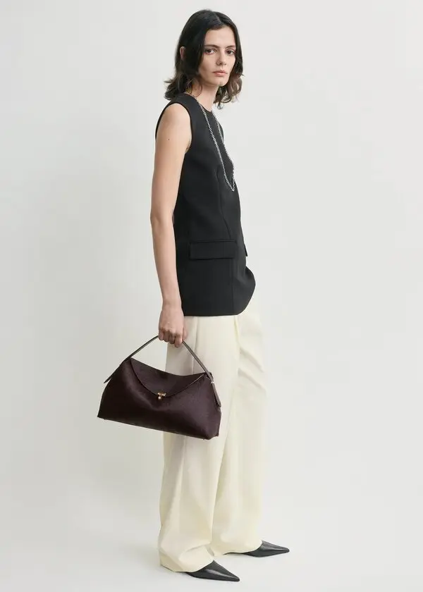 TOTEME T-lock Pony Hair Top Handle