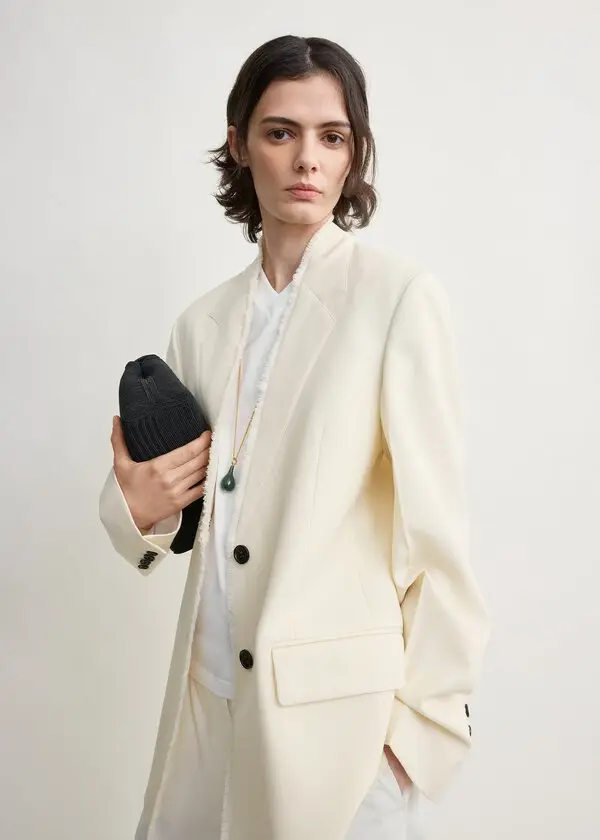 TOTEME Raw Lapel Jacket