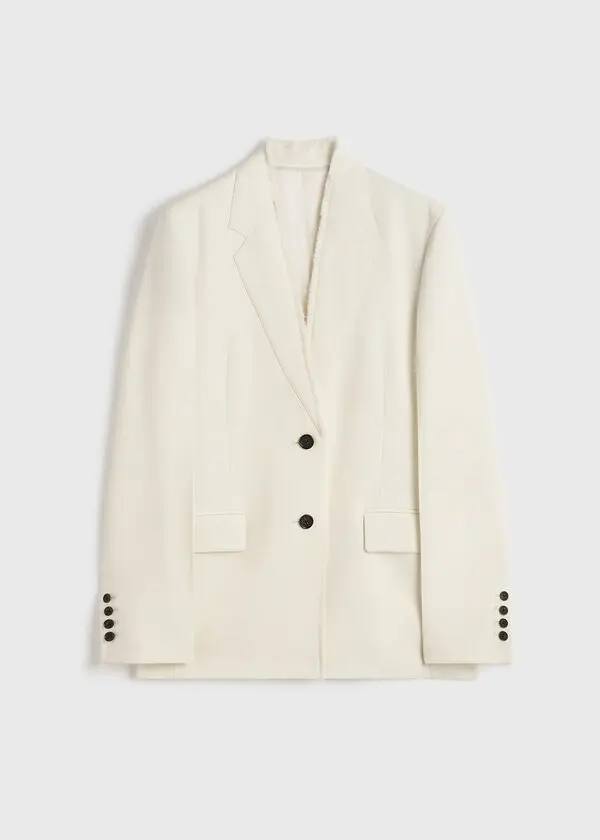 TOTEME Raw Lapel Jacket