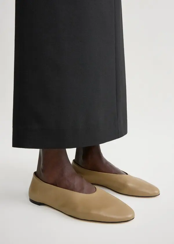 TOTEME Slip Nappa Ballerinas