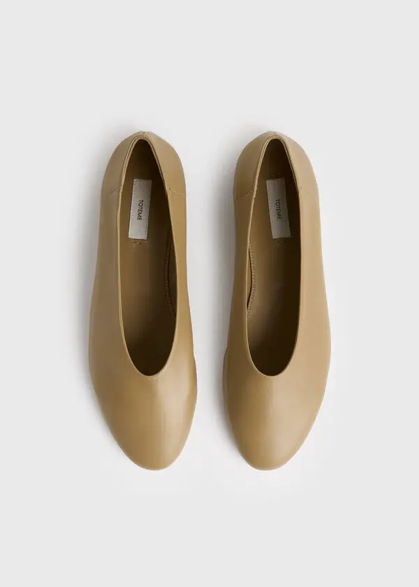 TOTEME Slip Nappa Ballerinas