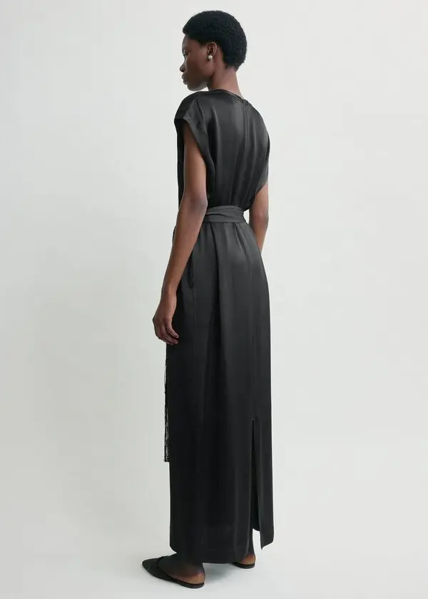 TOTEME Crew Satin Maxi Dress