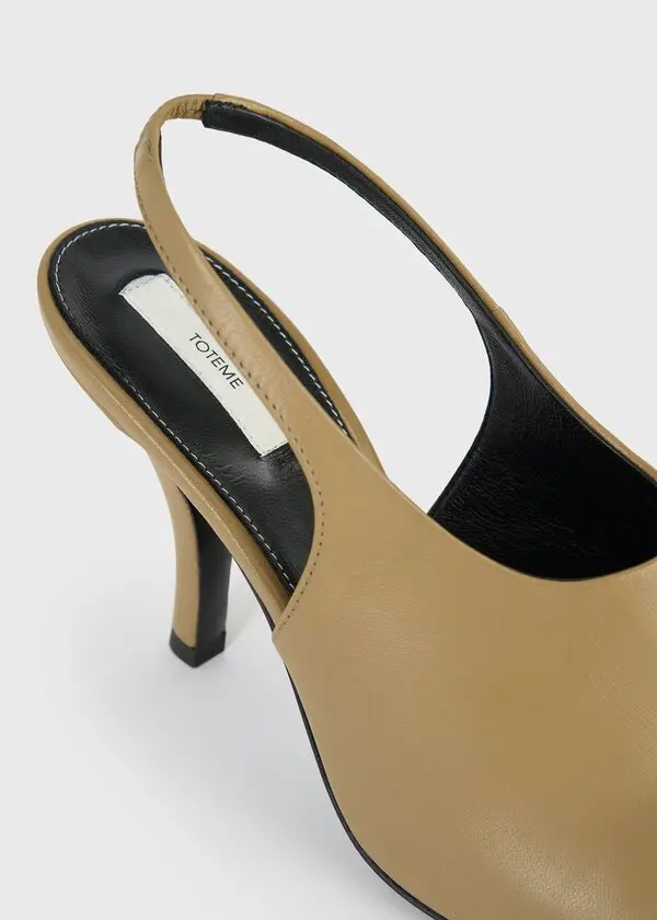 TOTEME Contour Nappa Slingbacks