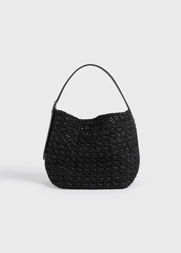 TOTEME Medium Belted Paper Raffia Tote
