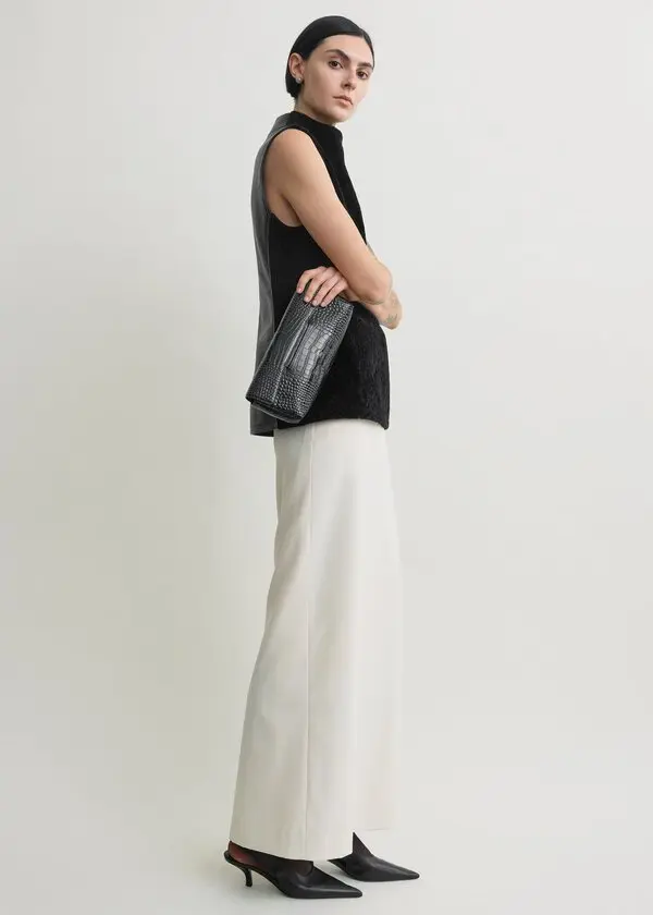 TOTEME Shearling Front Top