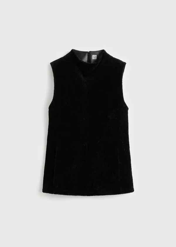 TOTEME Shearling Front Top
