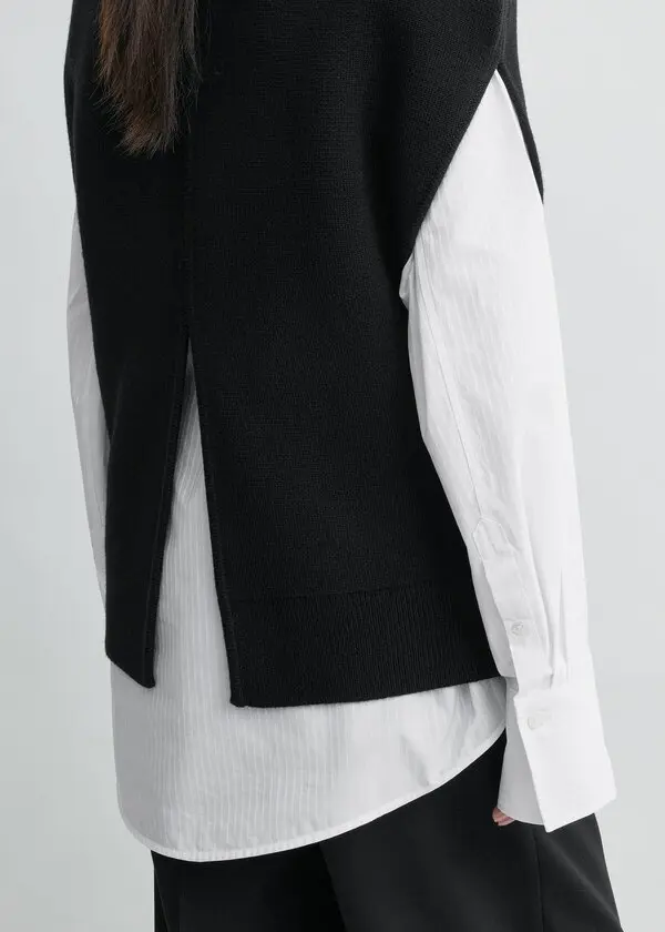 TOTEME Double-knit Cape Knit