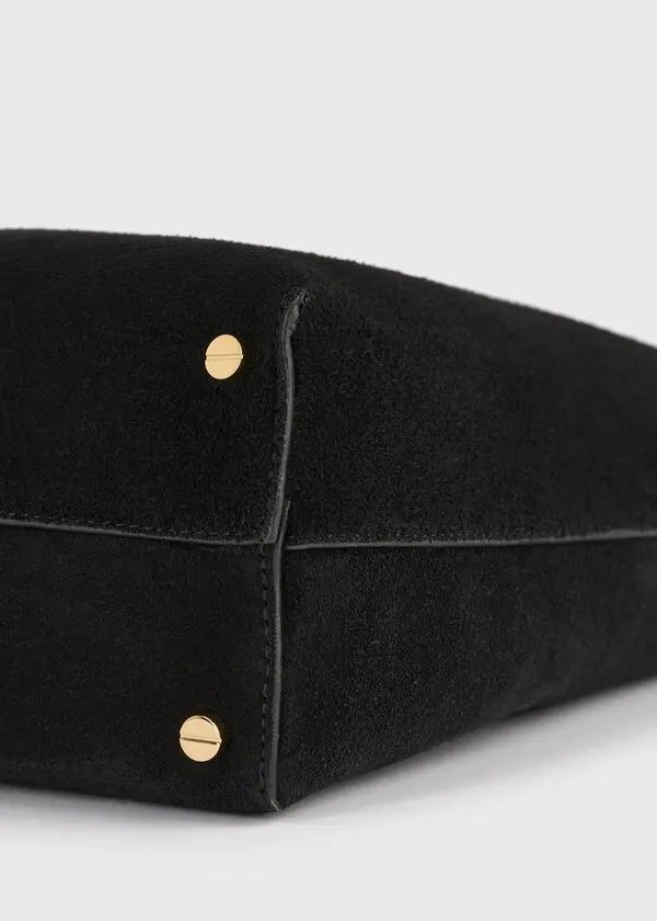 TOTEME Medium Bevel Suede Bag