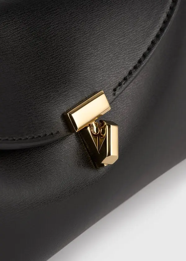 TOTEME Mini T-lock Leather Clutch